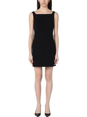 Givenchy Mini Dress With Draped Back - Black