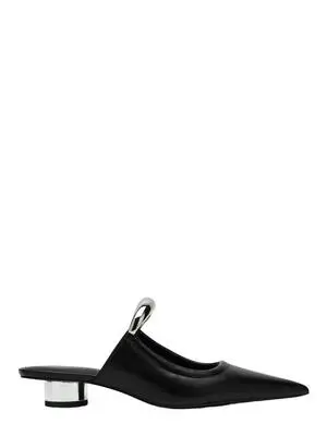 Jw Pei Helena Perforated Clogs - Black