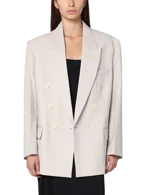 Victoria Beckham Double-breasted Jacket - Grey
