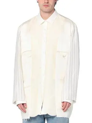 MAISON MARGIELA Reversible Shirt Anonymity Of The Lining In Écru - White