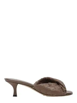 Bottega Veneta Braided Mule Sandal - Purple