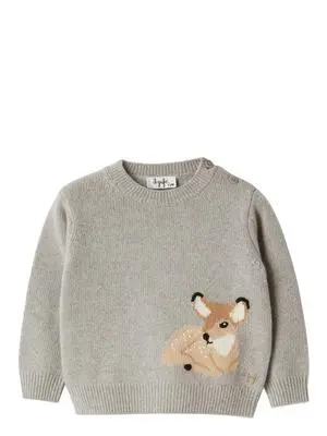 IL GUFO Mélange Wool Jumper - Grey