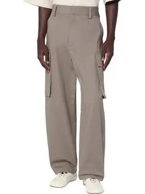 Bottega Veneta Cotton Twill Cargo Pants - Grey