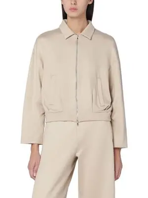 Max Mara Cropped Sweatshirt - Beige