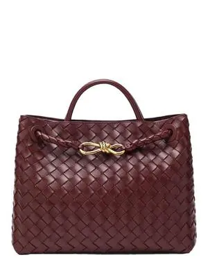 Bottega Veneta Bottega Veneta Andiamo Medium Bag Red