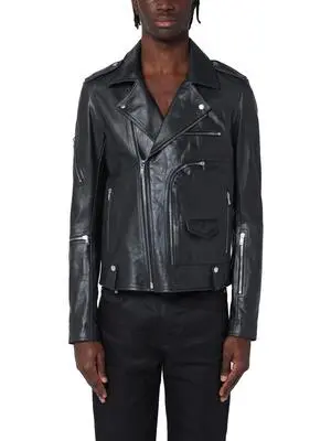 Rick Owens Leather Biker Jacket - Black
