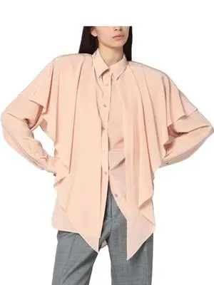 Stella McCartney Silk Crêpe De Chine Shirt - Pink