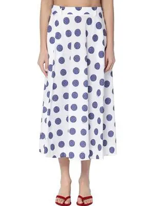 MOSCHINO Flared Skirt With Polka Dots