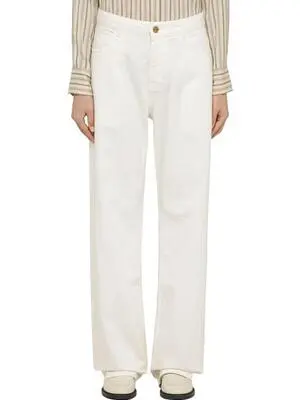 Etro Denim Baggy Jeans - White
