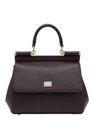 Dolce & Gabbana Sicily Handbag - Burgundy