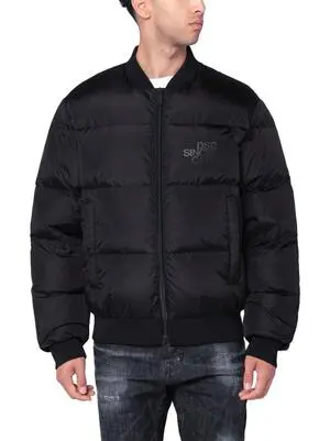 Dsquared2 Padded Bomber Jacket - Black