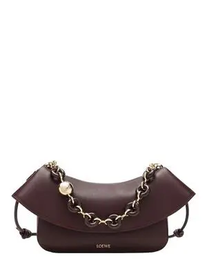 Loewe Medium Bola Bag - Burgundy