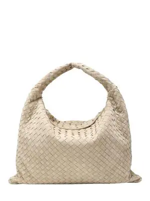 Bottega Veneta Hop Large Shoulder Bag - Beige