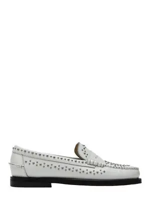 SEBAGO Classic Dan Studded Loafer - White