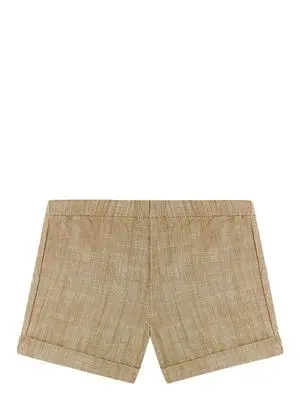 Bonpoint Ecady Cotton Shorts - Brown