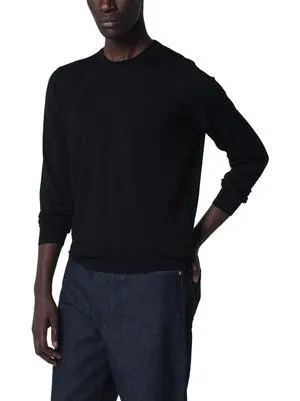 DRUMOHR Wool Crew-Neck Sweater Black