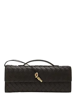 Bottega Veneta Andiamo Clutch - Brown
