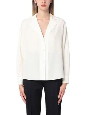 Vince Silk Button-down Shirt - White