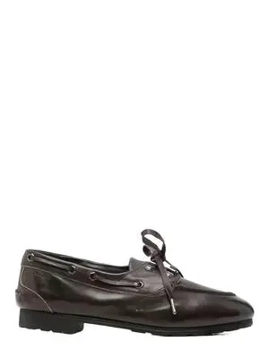 Bally Leather Derby Shoes - Brown