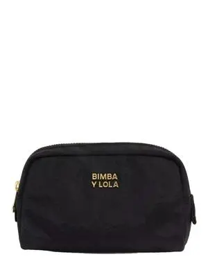 Bimba Y Lola Logo Make-up Bag - Black