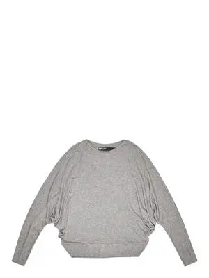 Bimba Y Lola Long-sleeve Boat-neck T-shirt - Grey