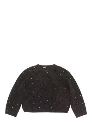 Bimba Y Lola Stud-embellished Sweater - Brown