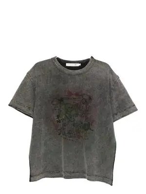 Joshua Sanders Printed T-shirt - Grey