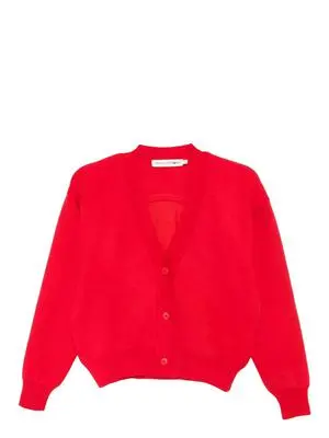 Joshua Sanders Embroidered Cardigan - Red