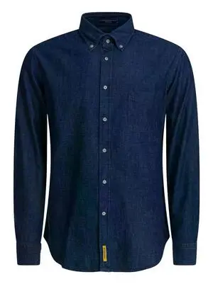 B.D.BAGGIES Buttoned Pocket Shirt - Blue