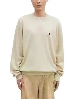Carhartt Work In Progress Madison Logo Crew-neck Sweater - Neutrals