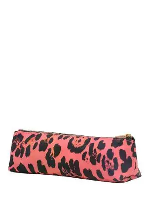 Bimba Y Lola Leopard-print Makeup Bag - Pink