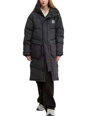 CONVERSE Hooded Padded Coat - Black