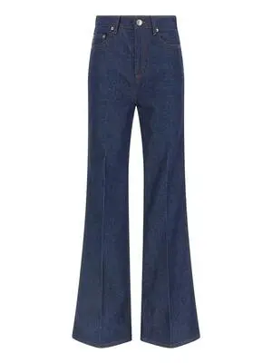 Ami Flared Leg Jeans - Blue
