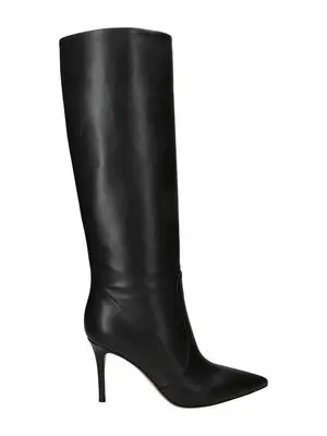 GIANVITO ROSSI Leather Hansen Knee-high Boots 85 - Black
