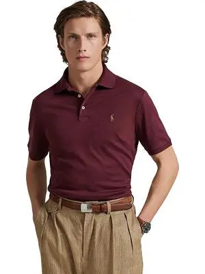 Polo Ralph Lauren Classic Fit Soft Cotton Polo Shirt - Spring Wine Heather