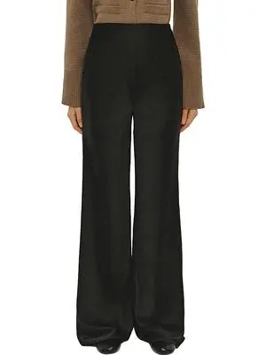 ELODIE THE LABEL Dayna Satin Pants - Black