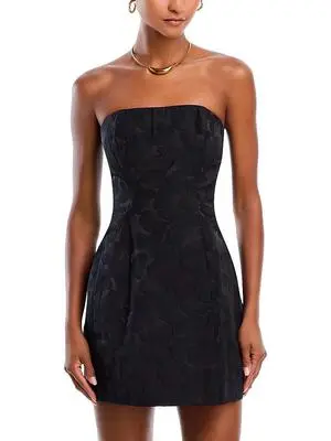 Bardot Karoline Hourglass Mini Dress - Black