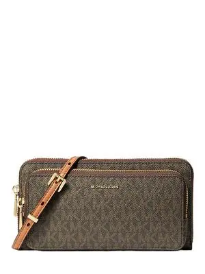 Michael Kors Jet Set Large Continental Crossbody - Brown/acorn