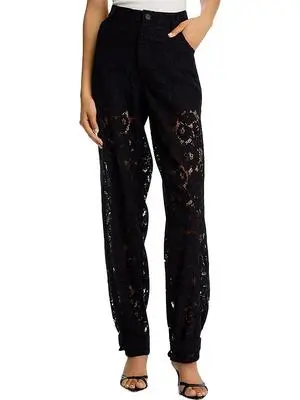 STEVE MADDEN Floral Lace Pants