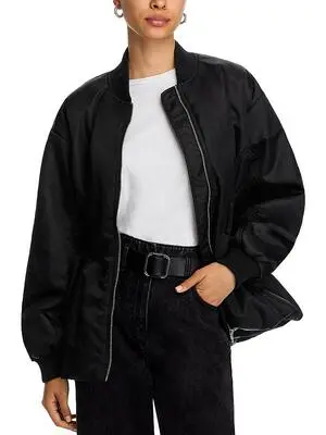 Steve Madden Eryn Bomber Jacket - Black