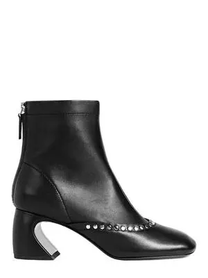 3.1 Phillip Lim Id Soft Studded Leather Ankle Boots - Black