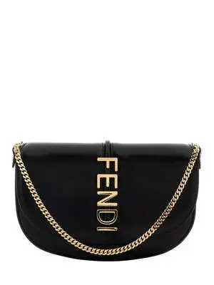 Fendi Graphy Cross Body Bag - Black