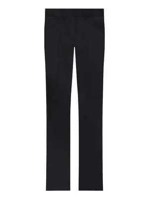 COURREGES Satin Bootcut Trousers - Black