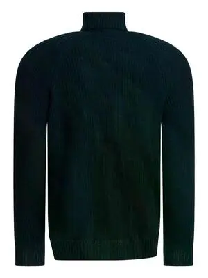 RAKKI Ribbed Roll-neck Sweater - Blue