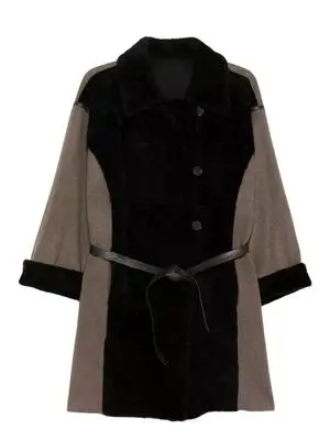 MARESTER Paneled Coat - Black