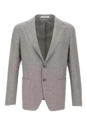 Tagliatore Buttoned Blazer - Grey