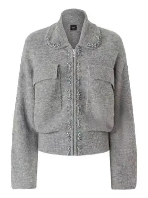Pinko Embellished Jacket - Grey