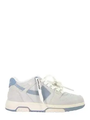 Off-White Arrow Brand Suede Sneakers - Grey
