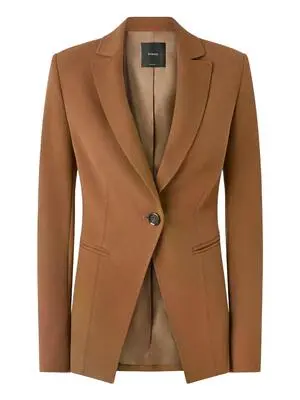 Pinko Granaglie Single-breasted Jacket - Brown