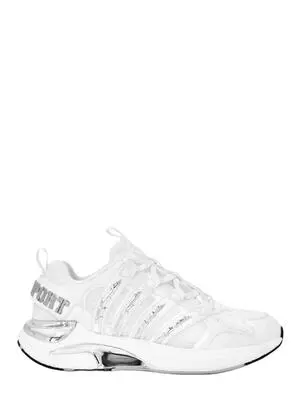 PLEIN SPORT Metallic-detail Sneakers - White